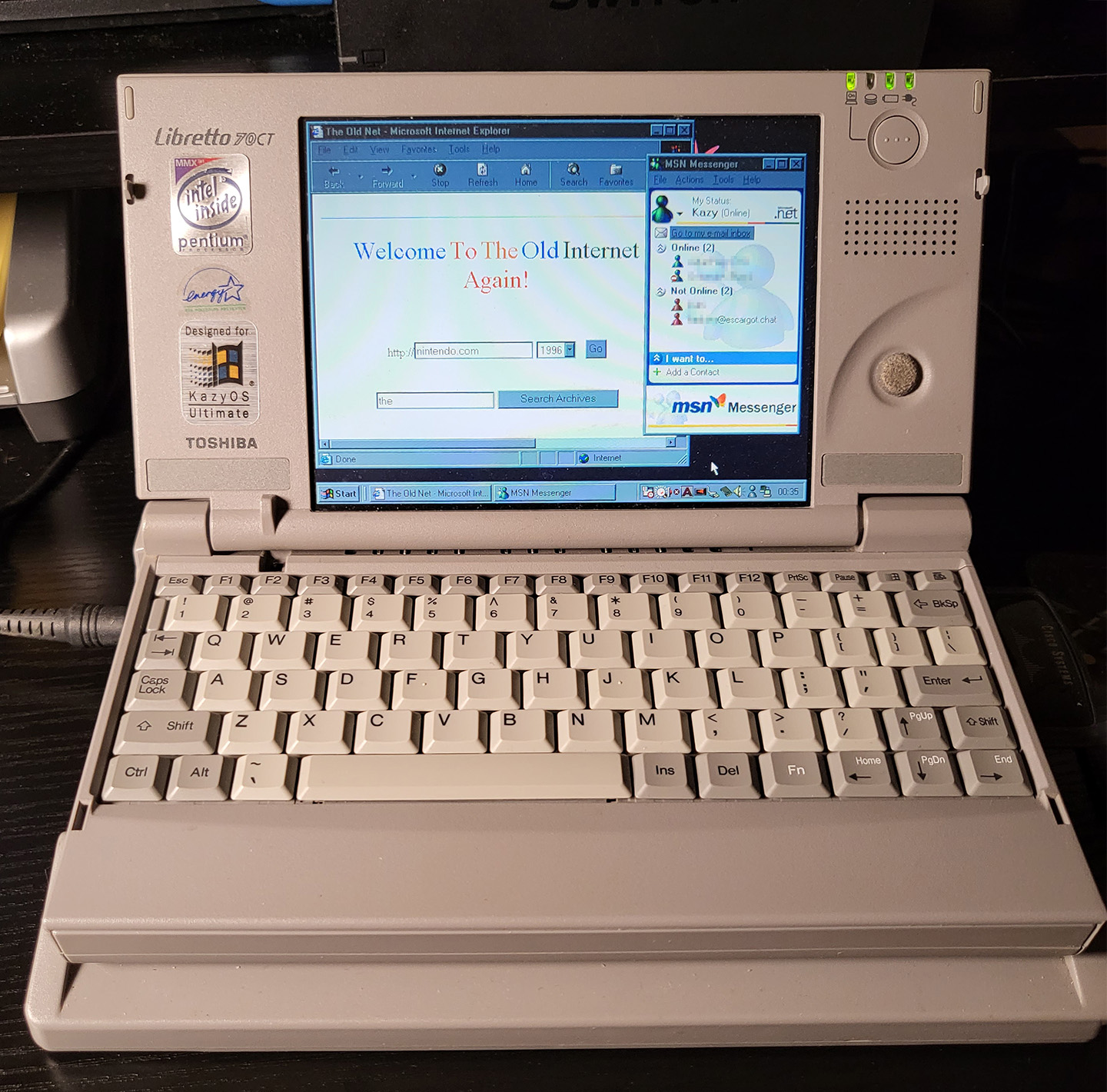 Libretto Rocks! - Kazy's Toshiba Libretto Fan & Resource Site
